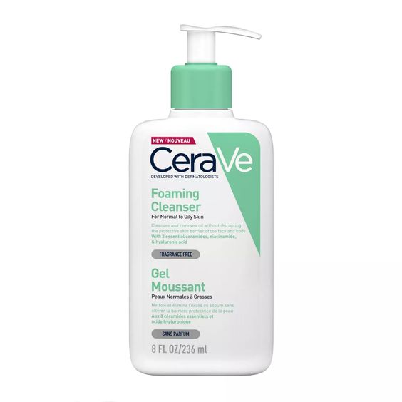 Cerave Foaming Cleanser for Normal to Oily Skin 236ml (FRANCE ...